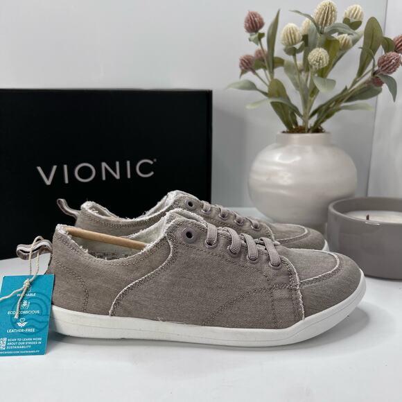Vionic | Shoes | New Vionic Beach Pismo Slipon Shoes Beige Womens Size ...